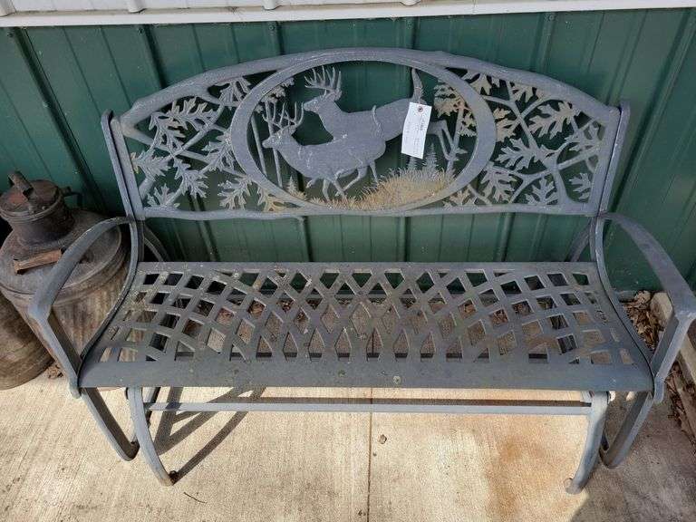 Cast Iron Rocking Bench - Hamilton-Maring Auction Group