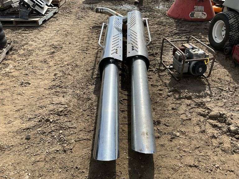 Straight pipes for semi - Hamilton-Maring Auction Group