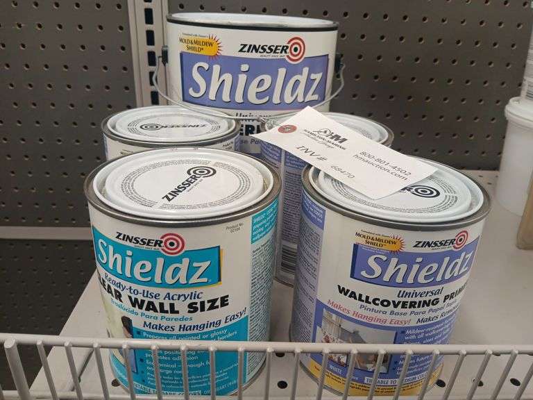 Assorted Shieldz New/Unused Wall Covering Primer, - Hamilton-Maring ...