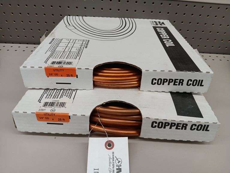 3/8" Copper Coil, Located Rear Wall Basement Aisle - Hamilton-Maring ...