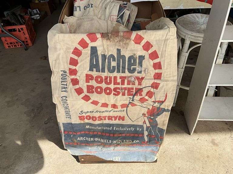 Vintage Burlap Feed Sacks - Hamilton-Maring Auction Group