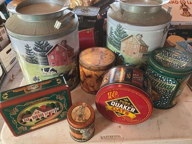 Assorted Food Tins - Hamilton-Maring Auction Group