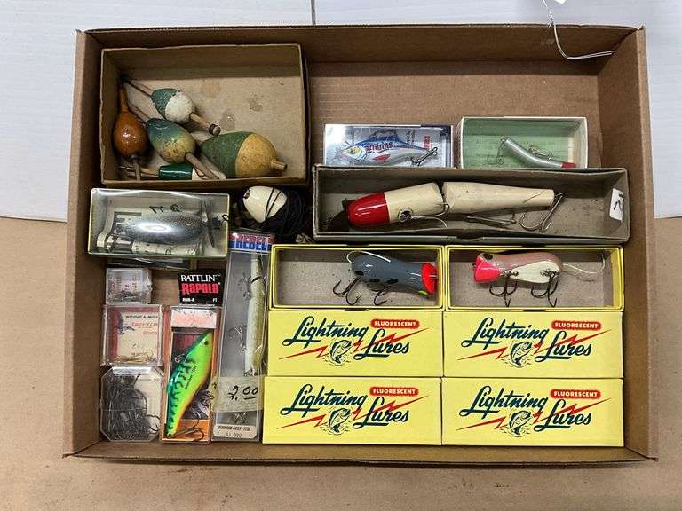 Fluorescent Lightning Lures, Wooden Lures, Rapala - Hamilton-Maring ...