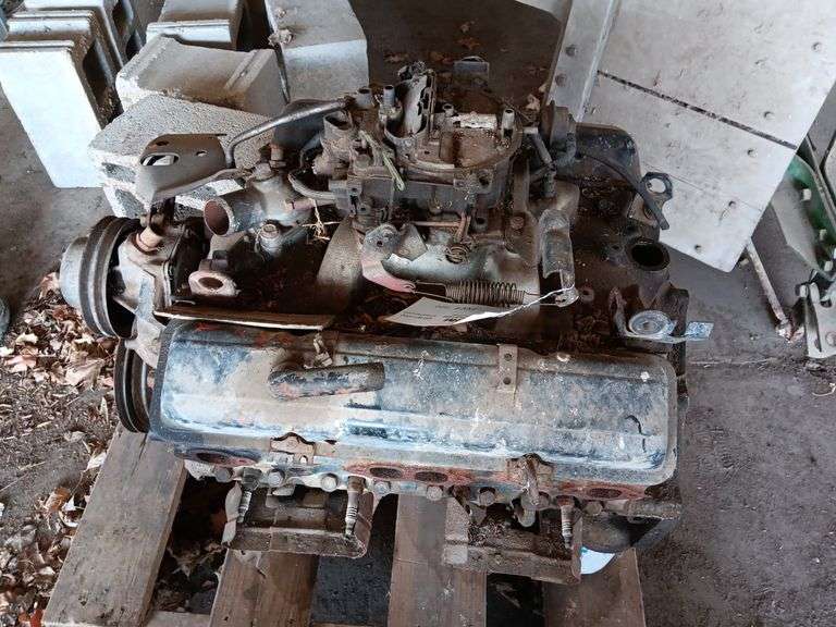 Chevy Small Block Engine with Four Barrel Carburet - Hamilton-Maring ...