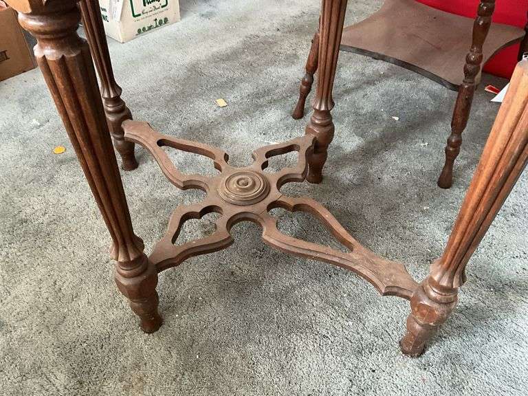 4 Legged Radio Side Table in house - Hamilton-Maring Auction Group