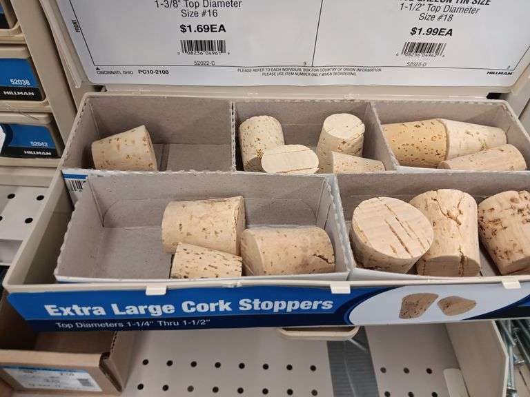 (2) Rubber Stoppers, Corks with Organizer and Meta - Hamilton-Maring ...