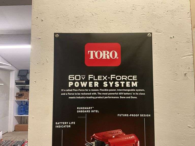 Toro 60V Flex Force Power System Banner, 63" x 23" - Hamilton-Maring ...