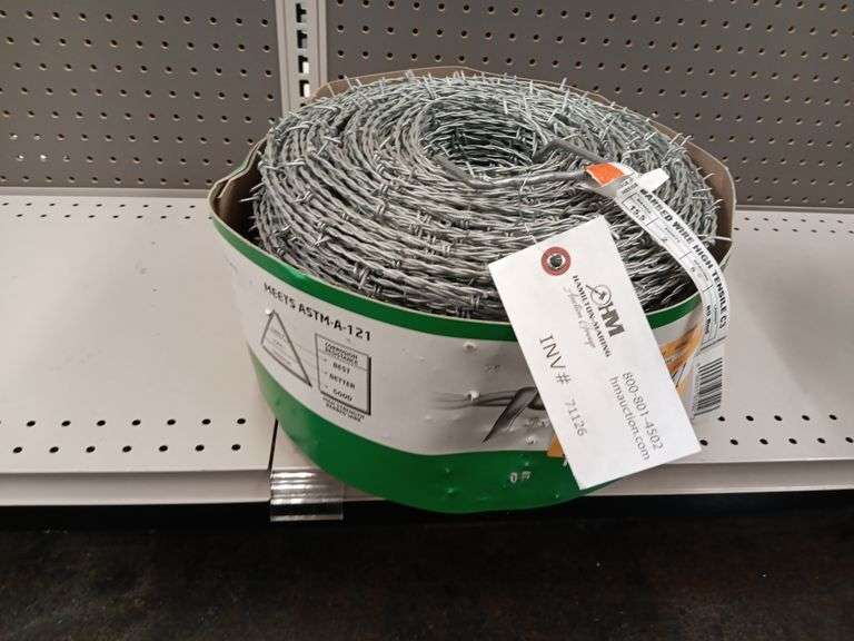 Barbed Wire Roll, Basement Aisle 23 - Hamilton-Maring Auction Group