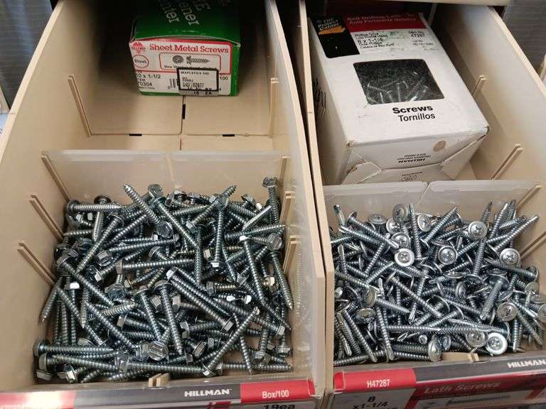 Sheet Metal Screws with Organizer and Metal Cabine - Hamilton-Maring ...