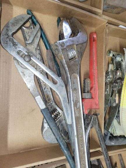 Assorted Channel Lock Pliers, Adjustable Wrenches, - Hamilton-Maring ...