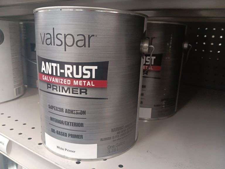(2) New/Unused Valspar Anti Rust Armor Gallons, Wh - Hamilton-Maring ...