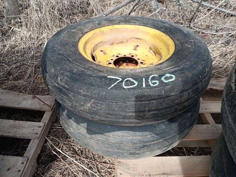 (2) 7.60-15 Tires on 6 Bolt Rims - Hamilton-Maring Auction Group
