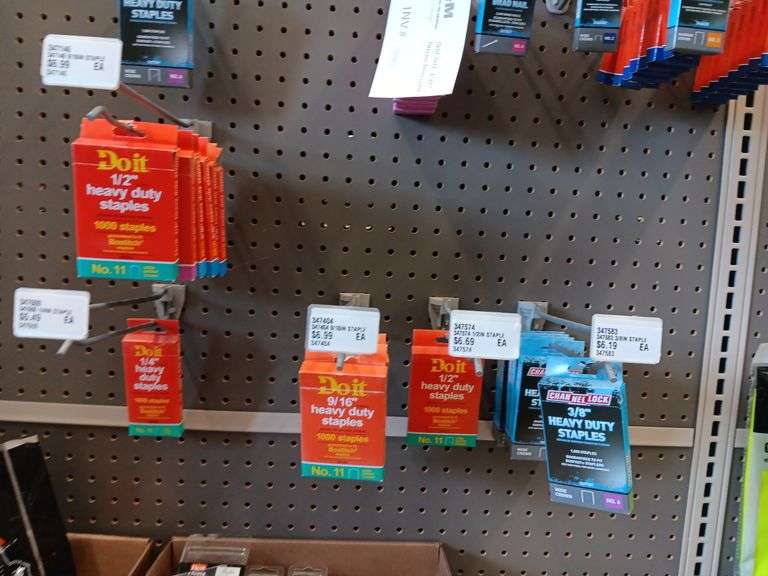 Large Selection of Staples, Located Aisle 7 - Hamilton-Maring Auction Group