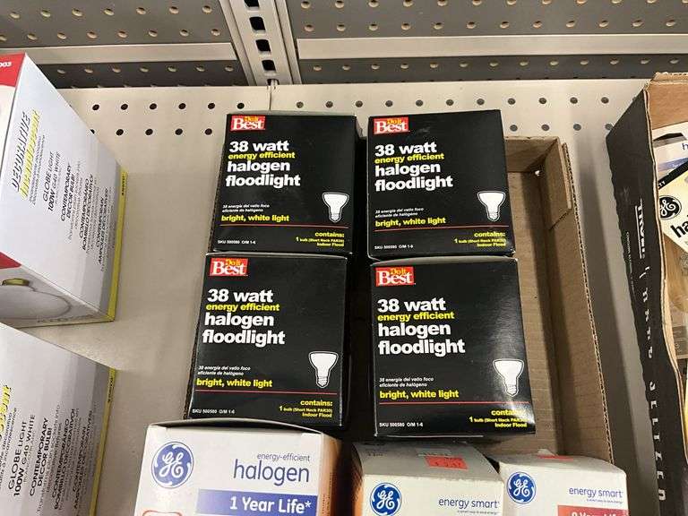 Assorted New/Unused Light Bulbs, Aisle 2 - Hamilton-Maring Auction Group