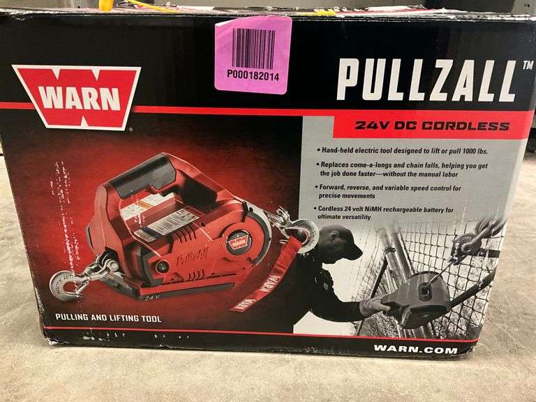 Warn Pullzall, 24V DC Cordless, pulling & lifting - Hamilton-Maring ...