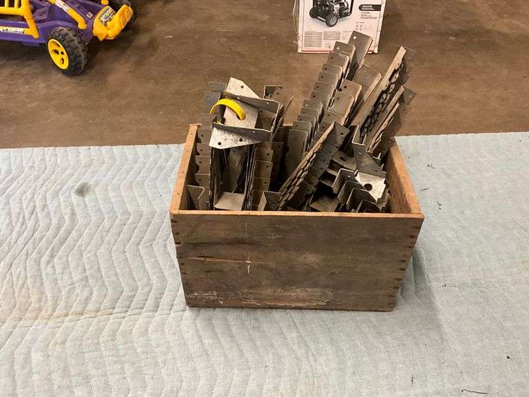 Box of rafter brackets - Hamilton-Maring Auction Group