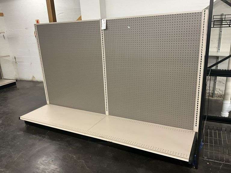 Lozier Metal Racking Section, Approx. 8' Long, 5' - Hamilton-Maring ...