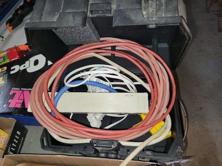 Surge Box, Electrical Cords in Plastic Case - Hamilton-Maring Auction Group