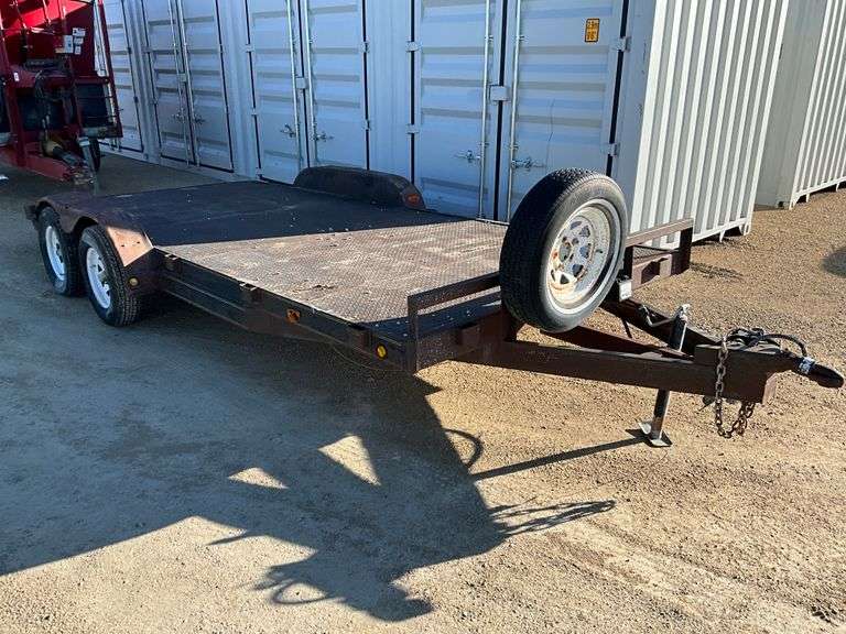 ***2001 Load Trail 16ft Flat Bed Trailer w/2ft Bea - Hamilton-Maring ...