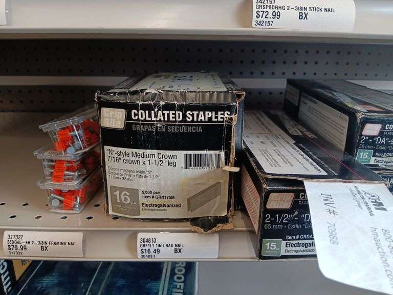 Collated Staples, Collated Finish Nails, Located A - Hamilton-Maring ...