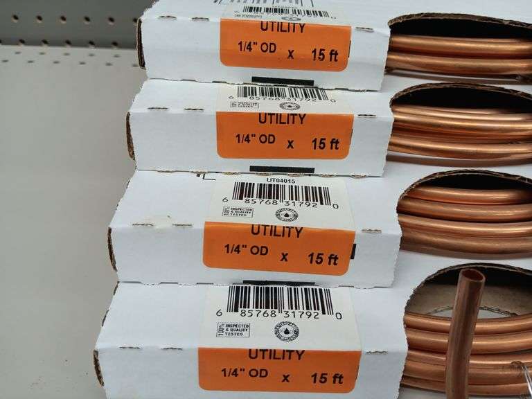 1/4" Copper Coil, Located Rear Wall Aisle 20 Basem - Hamilton-Maring ...