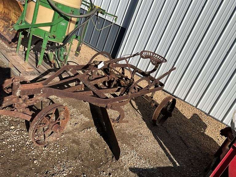 Antique, Steel Wheeled, Small, Ride on Road Grader - Hamilton-Maring ...