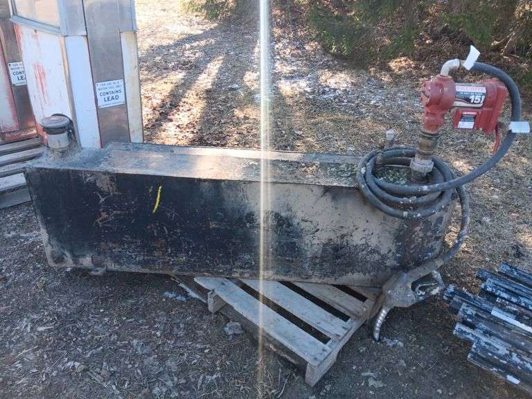 L Shaped Fuel Tank with Fill Rite 15gpm 12V Pump - Hamilton-Maring ...