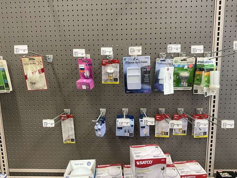 Assorted New/Unused Light Bulbs, Aisle 2 - Hamilton-Maring Auction Group