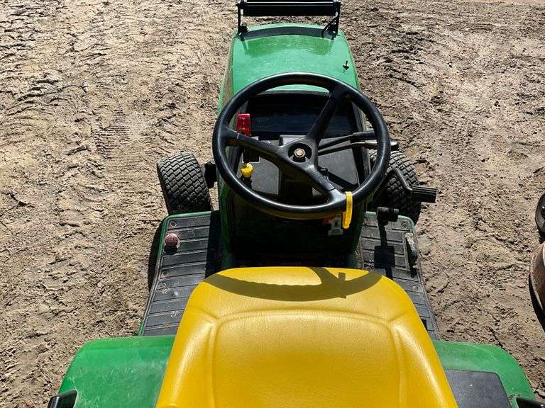 JD 445 mower, 60" deck; engine is bad - Hamilton-Maring Auction Group