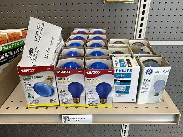Assorted New/Unused Light Bulbs, Aisle 2 - Hamilton-Maring Auction Group