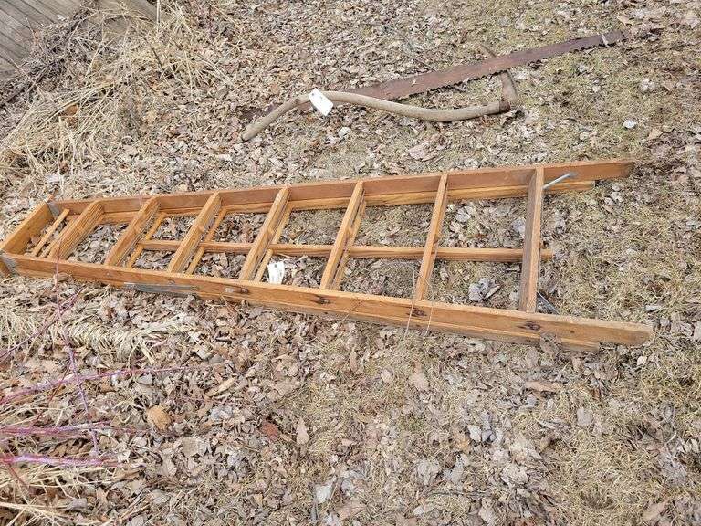 8' Wooden Step Ladder - Hamilton-Maring Auction Group