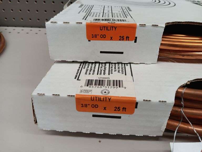 3/8" Copper Coil, Located Rear Wall Basement Aisle - Hamilton-Maring ...