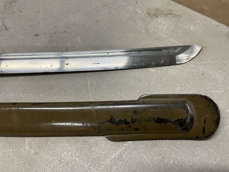 WW2 Japanese Neo Sword with Sheath - Hamilton-Maring Auction Group