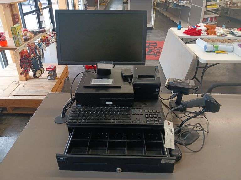 Computerized Cash Register With Scanners, Located - Hamilton-Maring ...