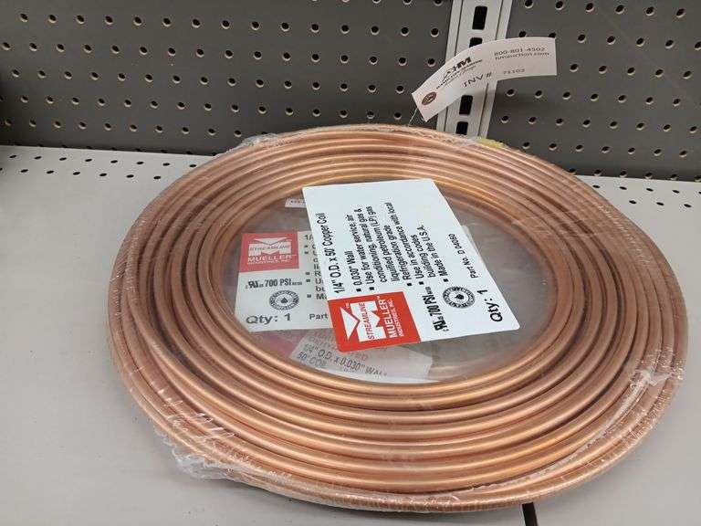 1/4" Copper Coil, Located Rear Wall Aisle 20 Basem - Hamilton-Maring ...