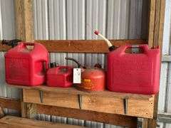 (4) gas cans - Hamilton-Maring Auction Group