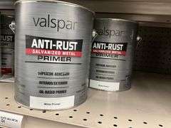 (2) New/Unused Valspar Anti Rust Armor Gallons, Wh - Hamilton-Maring ...