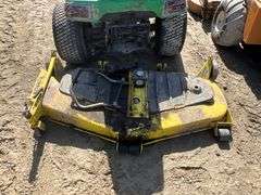JD 445 mower, 60" deck; engine is bad - Hamilton-Maring Auction Group