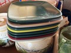 (4) Ruth Poage Signed Hand Painted Stoneware Jugs, - Hamilton-Maring ...