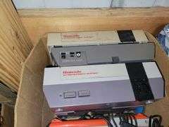(2) Boxes Containing Vintage Nintendo Games, (2) N - Hamilton-Maring ...