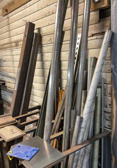 All steel & scrap ** Lean-to, east wall, upright - Hamilton-Maring ...
