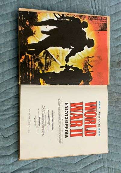 Box of Illustrated WW2 encyclopedia set, 24 books - Hamilton-Maring ...