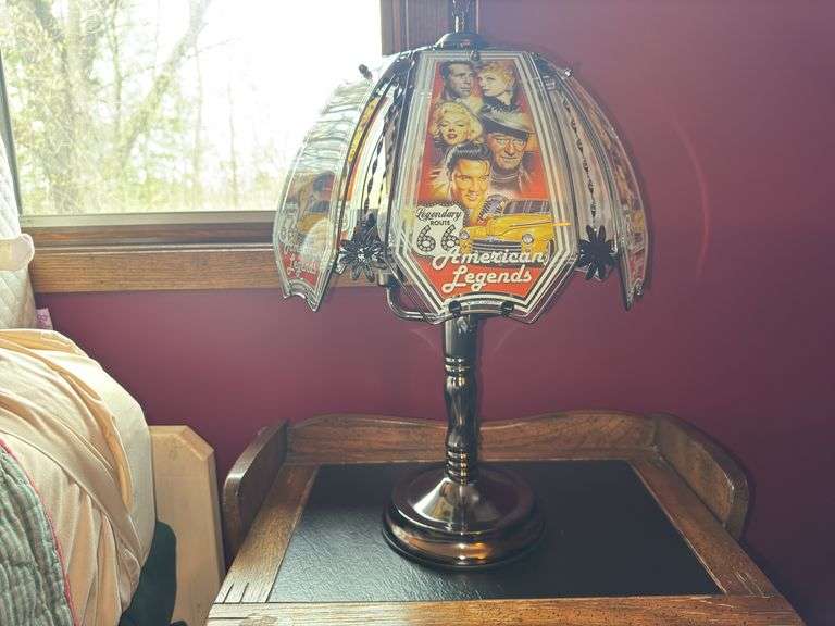 Route 66 American Legends Touch Lamp - Hamilton-Maring Auction Group