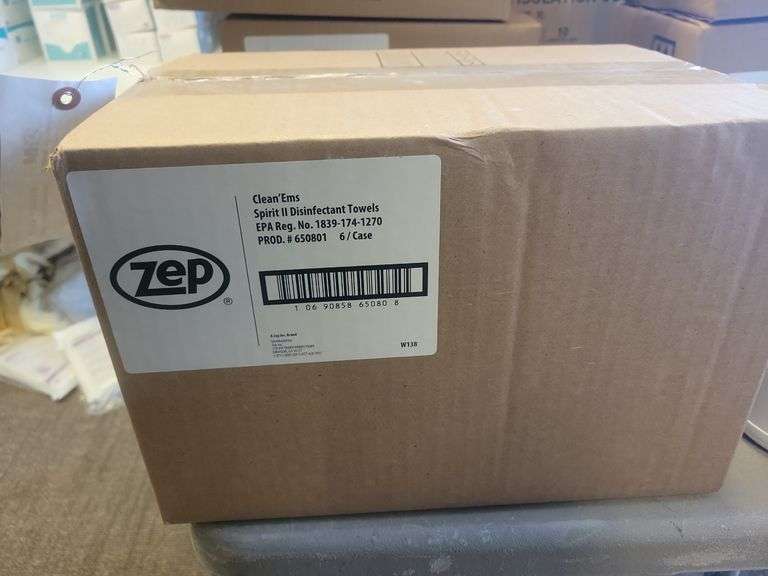 Case of Zep Sanitizing Wipes - Location PPE Room - Hamilton-Maring ...
