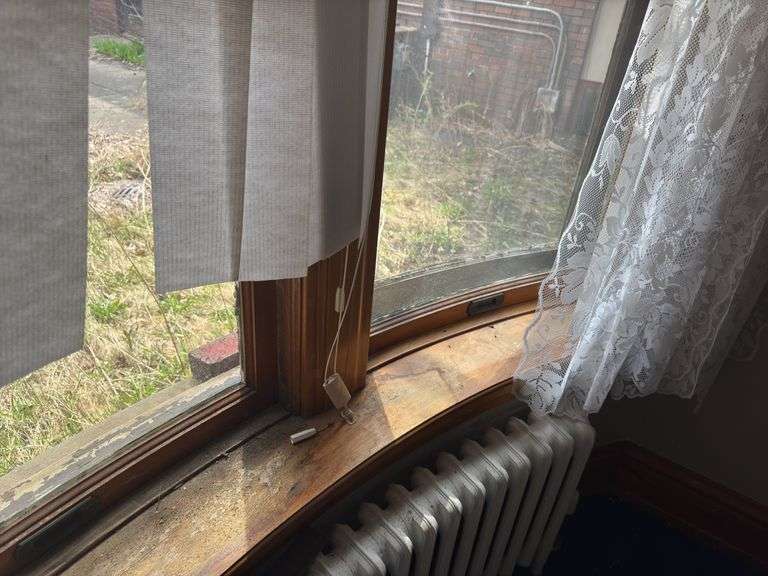 Vintage Curved Window, In Approx. 93" Opening, Loc - Hamilton-Maring ...