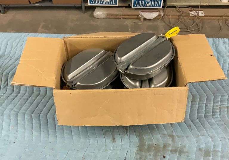 Box of US Military Mess Kits - Hamilton-Maring Auction Group