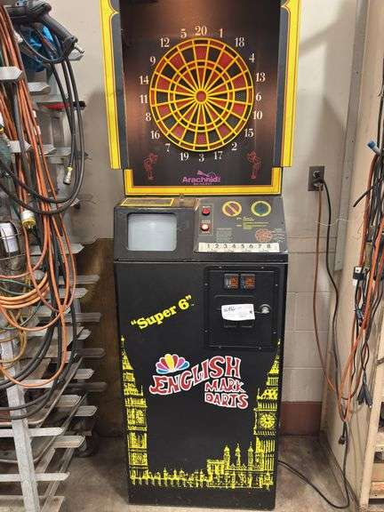 Super 6 English Mark Darta Electronic Dart Game, H - Hamilton-Maring ...