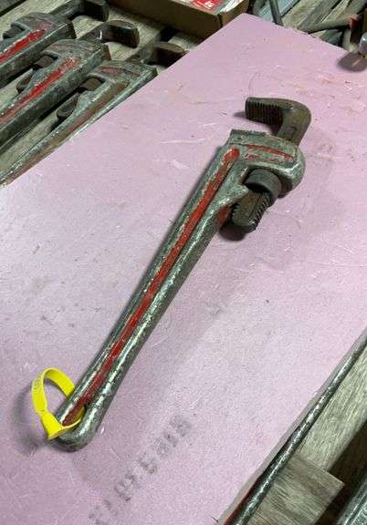 Rigid aluminum 18" pipe wrench - Hamilton-Maring Auction Group