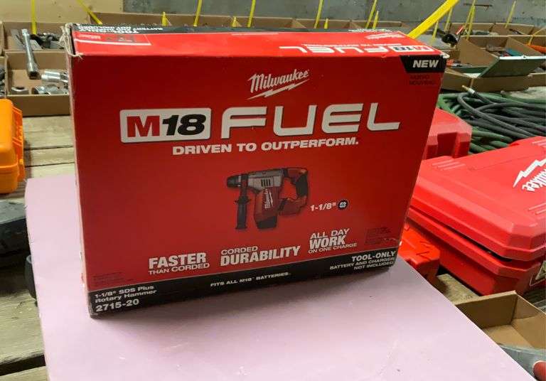 Milwaukee M18 rotary hammer drill; tool only, new - Hamilton-Maring ...