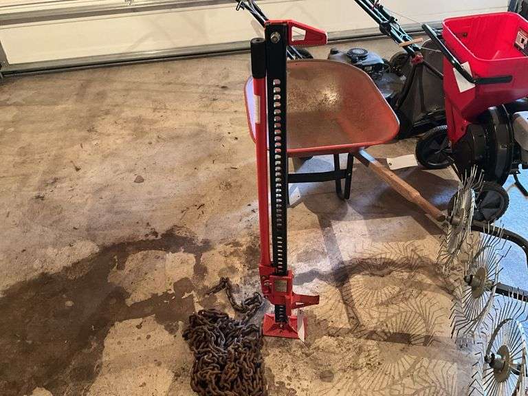 Chain 48" Farm Jack, 3000kg capacity, in Back Gara - Hamilton-Maring ...